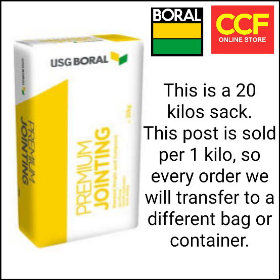 Boral Premium Jointing Powder Sold per 1 kilo | Shopee Philippines