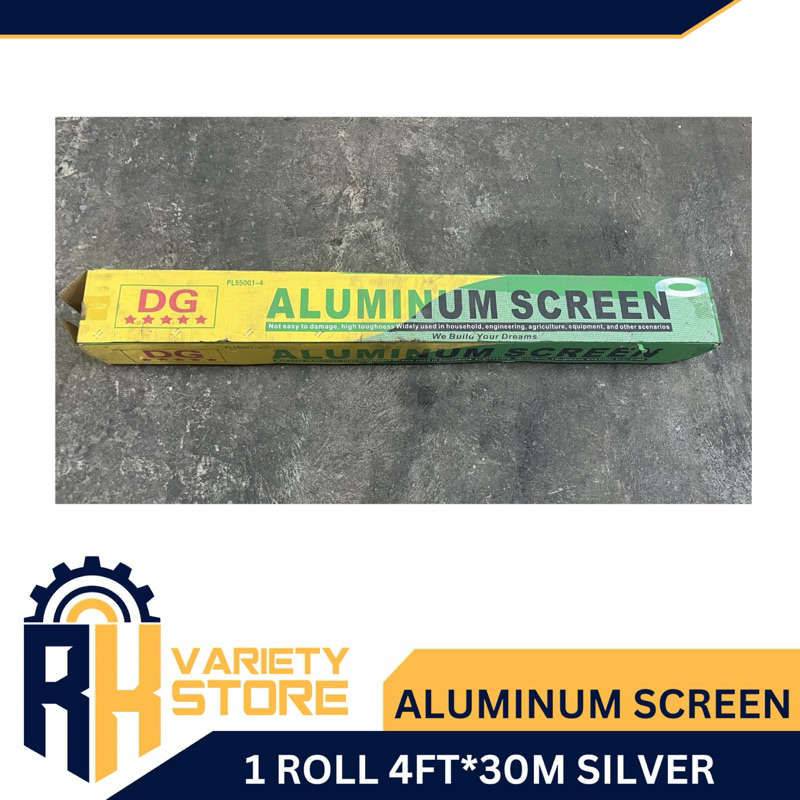 4FT* 30 METERS ALUMINUM SCREEN MESH WIRE SILVER (1 ROLL), MOSQUITO ...