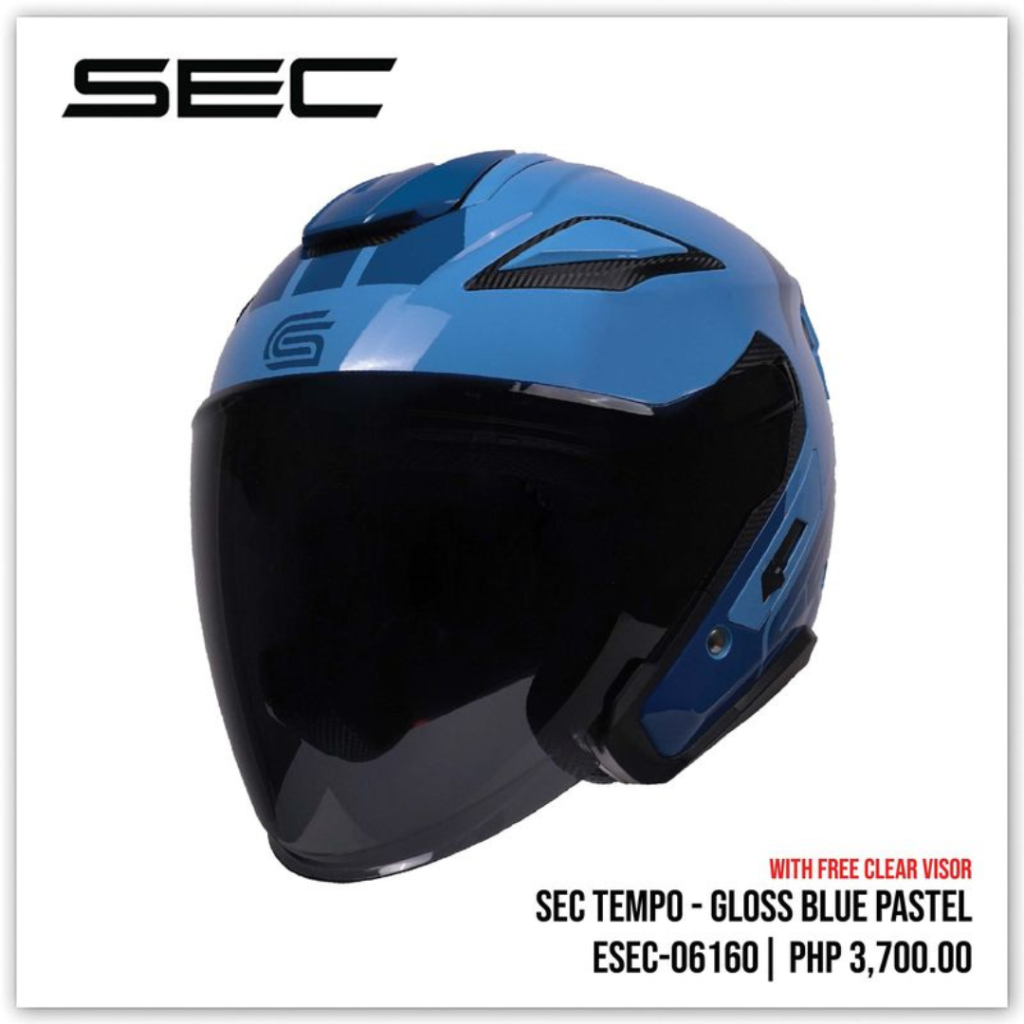 Sec Half Face Helmet for Motorcycle - Tempo (Gloss/Matte) (X-XXL ...