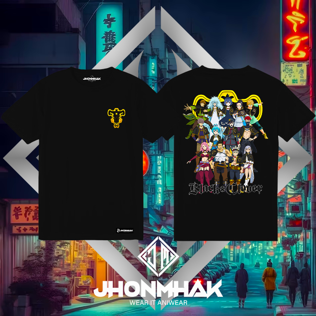 Anime T shirt Black Bulls Squad,100% COTTON GTF Printing | Shopee ...