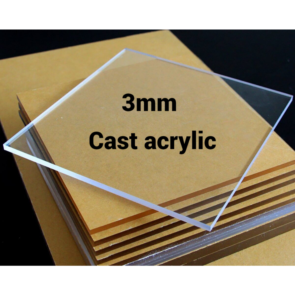 Acrylic Pre-Cut Clear sheets. 3mm | Shopee Philippines