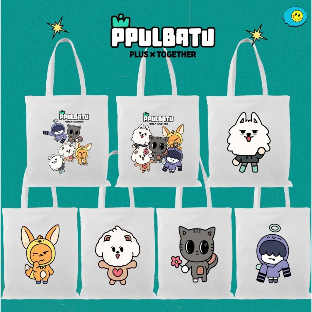Ppulbatu Tote Bag Soobin Yeonjun Beomgyu Taehyun Hueningkai Kpop ...