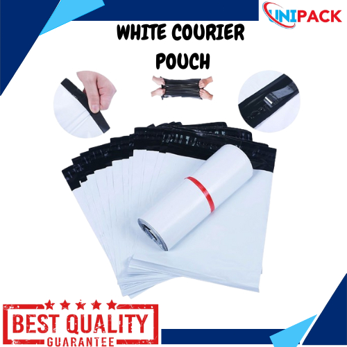 WHITE COURIER POUCH j&t size courier bag parcel pouch shipping pouch ...