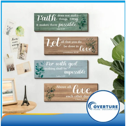 4pcs combination random wall hanging decoration | Shopee Philippines
