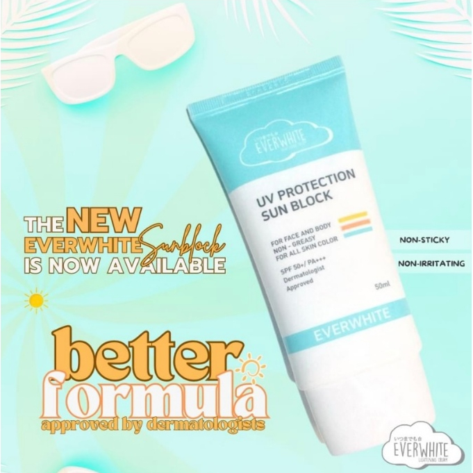 Everwhite UV Protection SunBlock - GP Health Care | Shopee Philippines