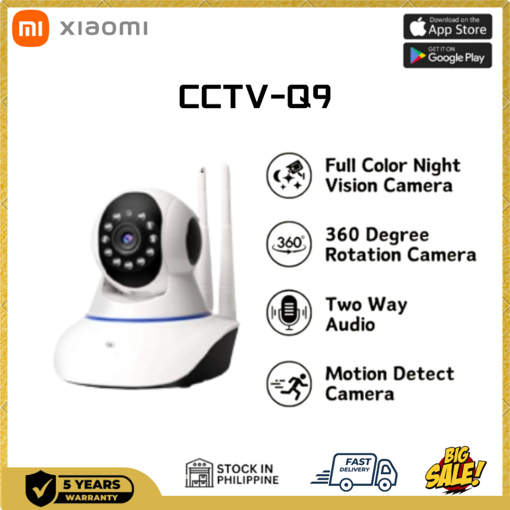 CCTV Smart Net 1080P Q9 WiFi Wireless IP Home Security Camera with Auto ...