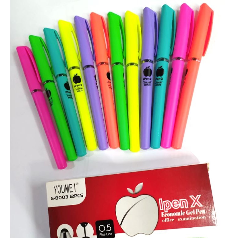 YOUMEI 2 PIECES IPEN GEL PEN (ASSORTED COLOR) | Shopee Philippines