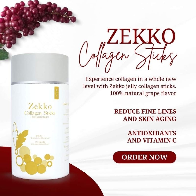 Zekko Collagen Jelly Sticks | Shopee Philippines