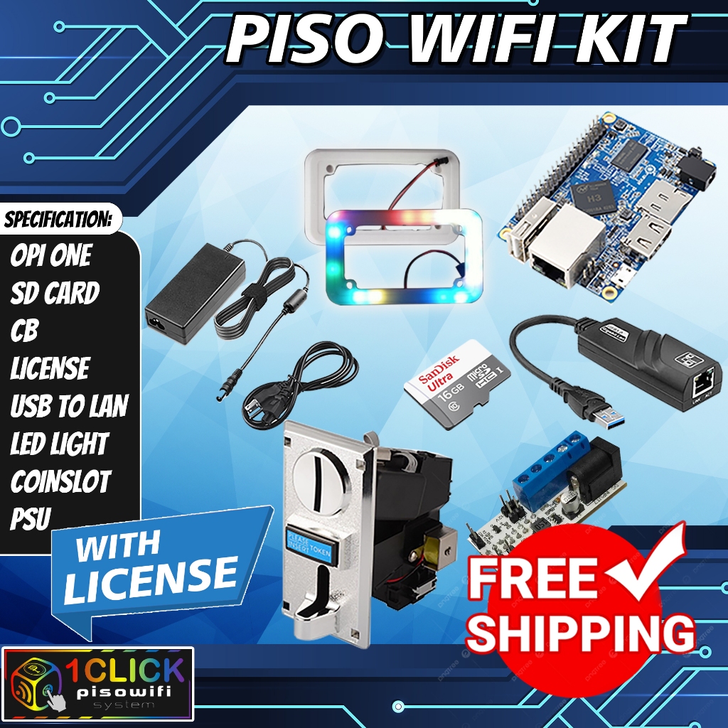 Aztech - Wifi Vendo Kit (Easy Build) Support PisoFi, LPB and 1Click ...