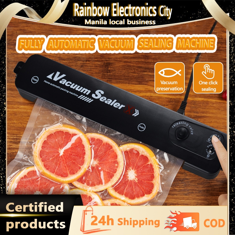 Rainbow Automatic Vacuum Sealer Portable Vacuum Packaging Machine Food ...