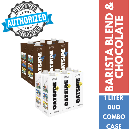 Oatside Barista Blend Oat Milk, Oatside Chocolate Oat Milk 1L x 3 and ...