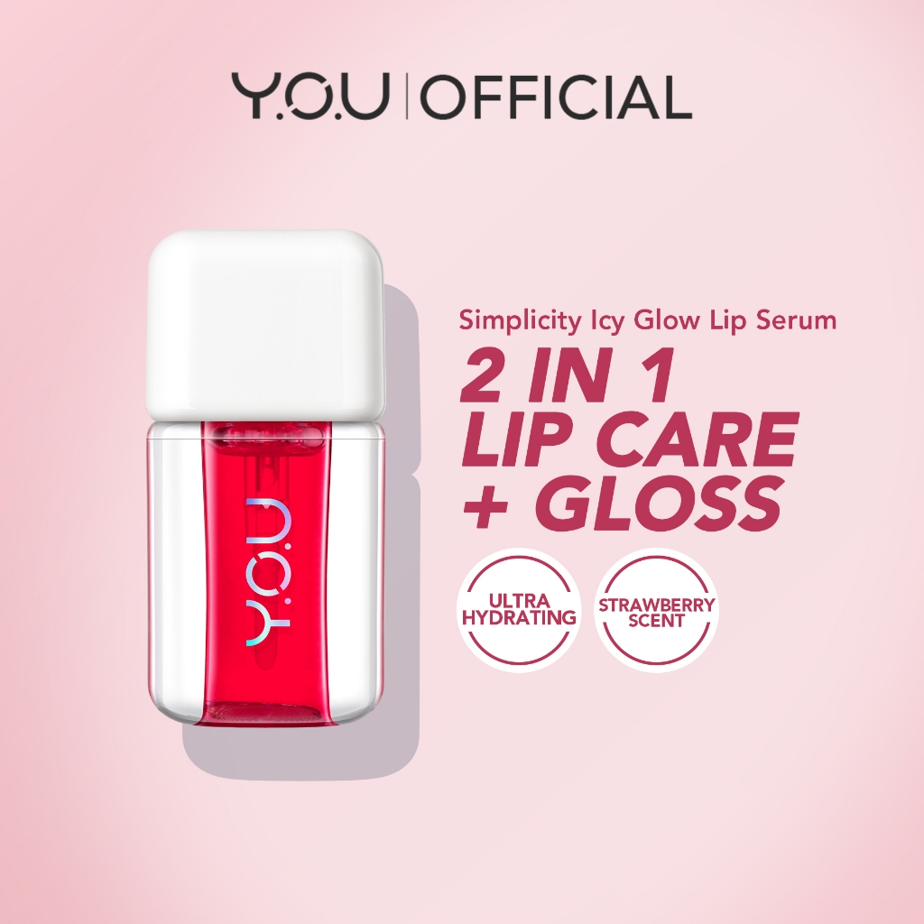 Y.O.U Simplicity Icy Glow Lip Serum | Hydrating｜Moisturizing｜Lip Care｜Nourishing 3g | Shopee ...