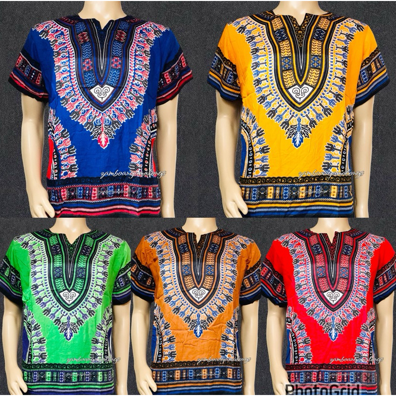 Dashiki African Batik Boho Tribal Shirt Halumna Kukuh Maleo Brand Free ...