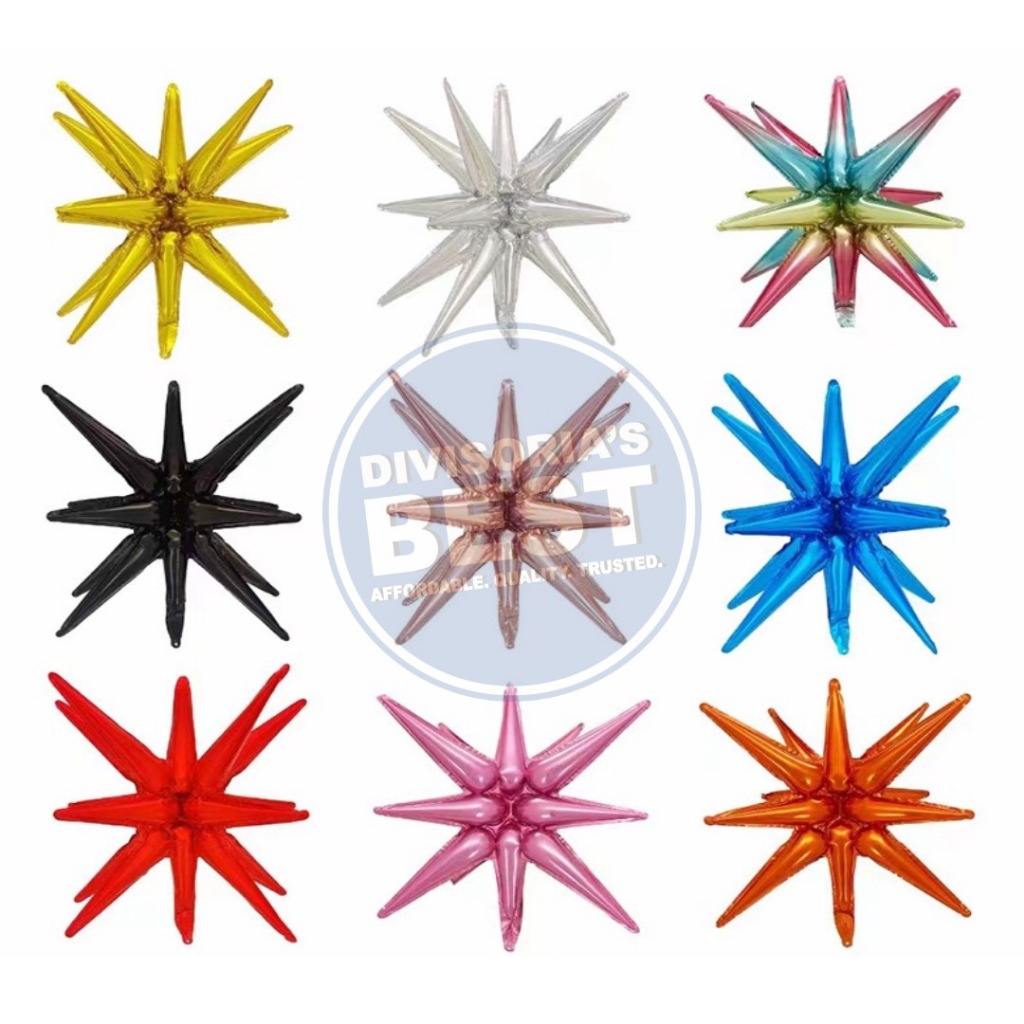 PS-496 (1 pc) 22 Inches 4D Exploding Star Foil Balloons Jackstone ...