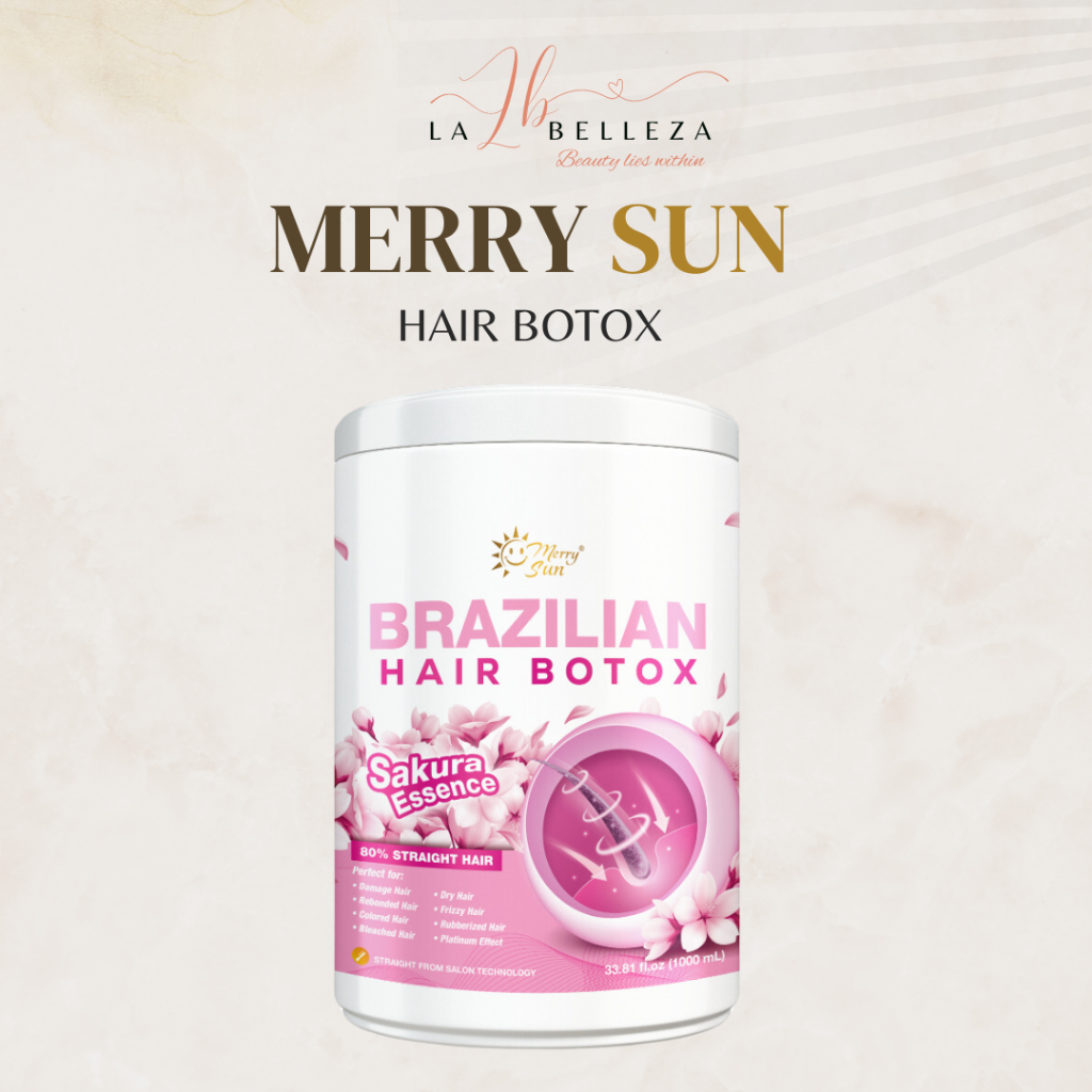 Merry Sun Brazilian Hair Botox Treatment with Sakura Essence Hair ...