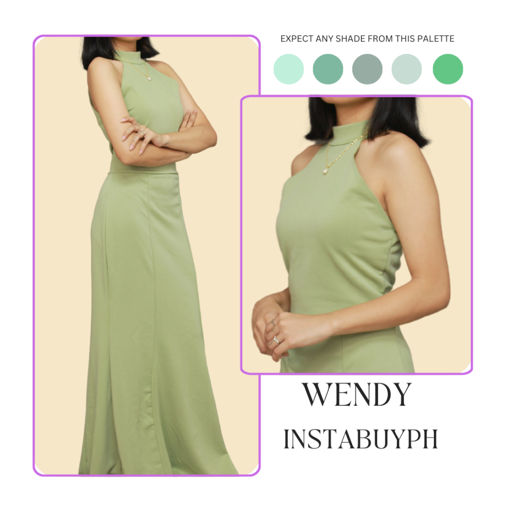 Wendy Dress Sleeves Less Formal Dress Bridesmaids Dress Taytay Supplier ...