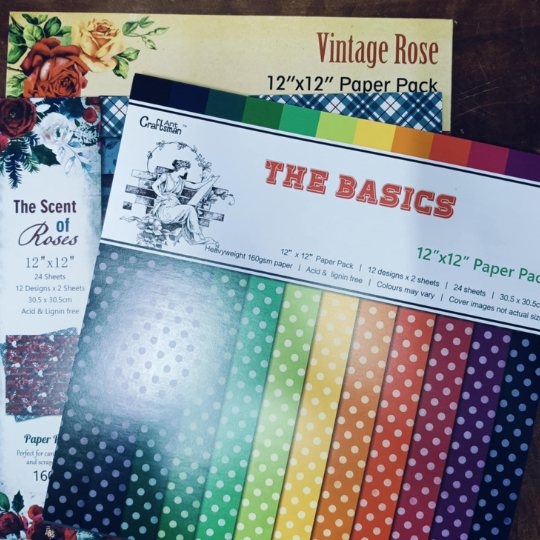 24 Sheets 12x12 Inches Paper Pack Designs | Shopee Philippines