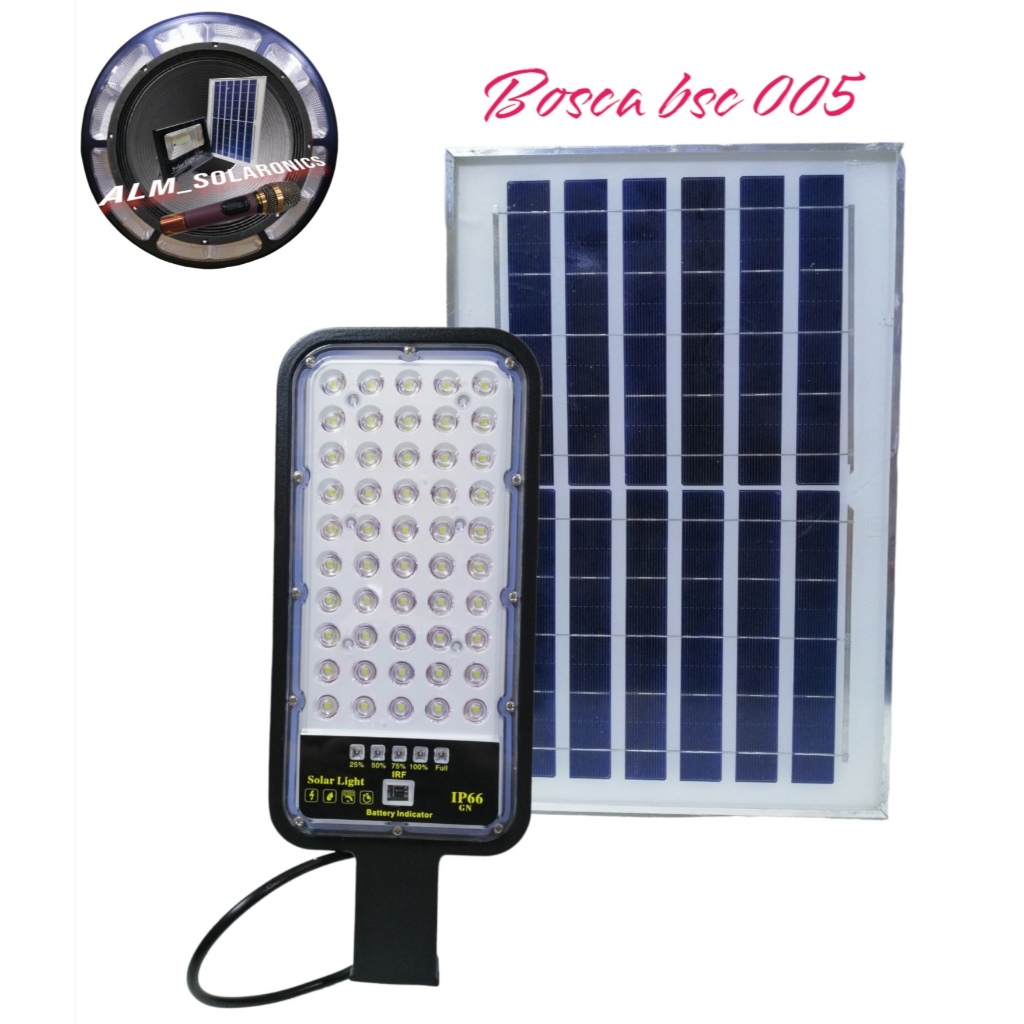 Bosca Solar street light 100w bsc 005 IP66 rating integrated solar ...