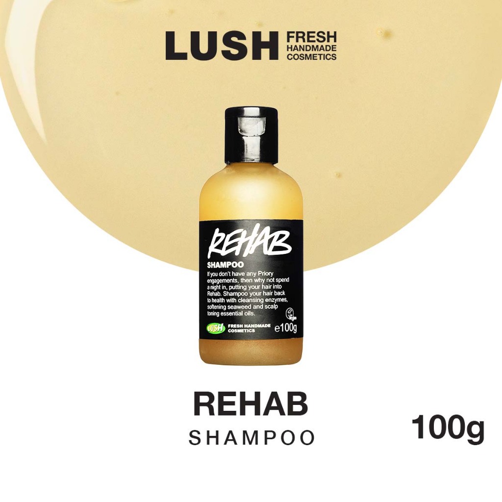 LUSH Rehab Shampoo (Nourishing) (Restorative) | Shopee Philippines