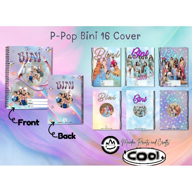 Bini Notebooks with free Random BINi photocard | Shopee Philippines
