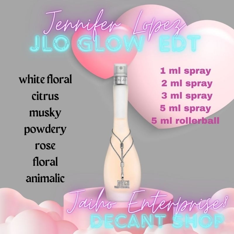 Authentic Perfume Jennifer Lopez J.Lo Glow EDT 1-5ml | Shopee Philippines