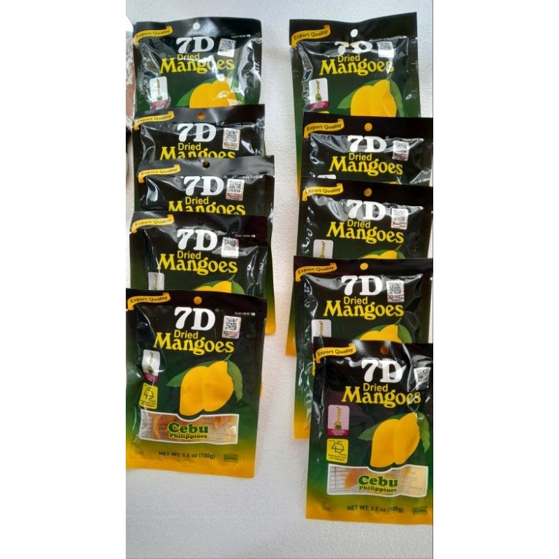 7D Dried Mangoes 70g(Wholesale 10packs- 20packs) | Shopee Philippines