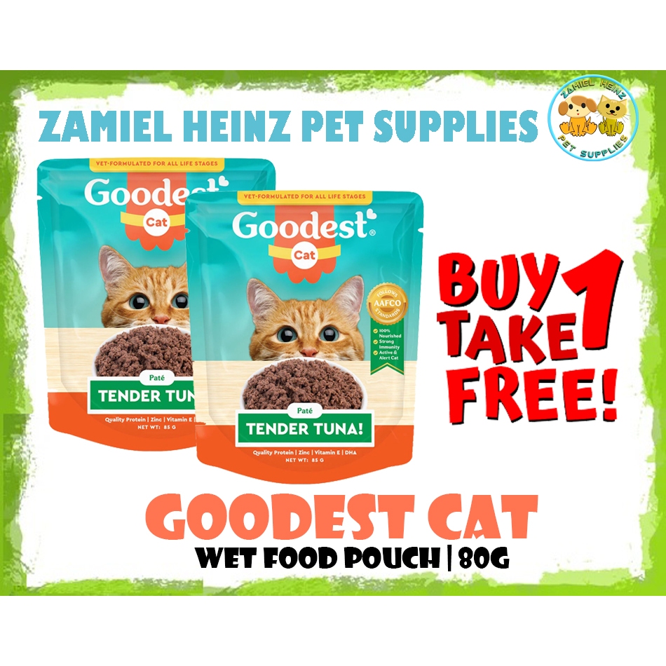 Goodest CAT wet food TENDER TUNA - 85g (BUY1 GET1 FREE) | Shopee ...