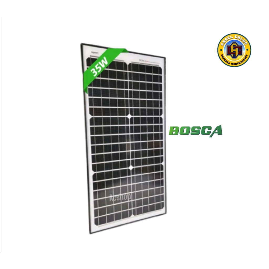 GERMAN CELL 35W BOSCA SOLAR PANEL | Shopee Philippines
