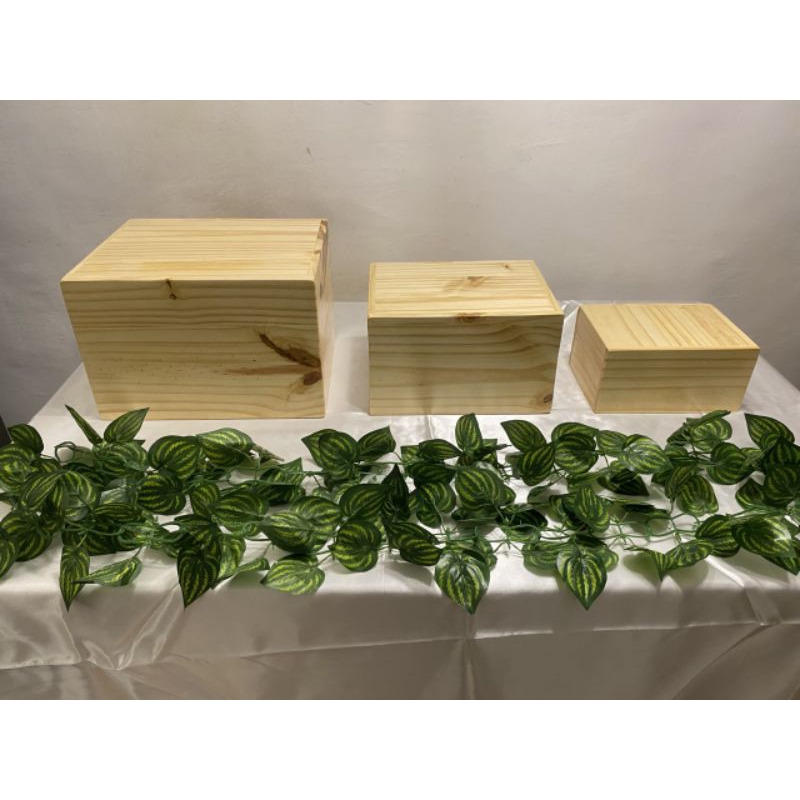 Wooden Riser Box Set/Multipurpose/Aesthetic/Quality | Shopee Philippines