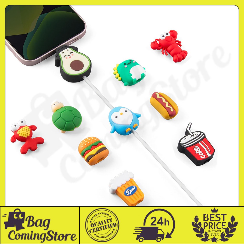 1Pc Phone Charger Cord Protector USB Cable Protector Cute Charger Cover ...