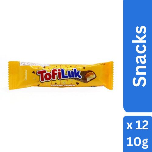 Tofiluk Single Caramel Crunch 10g Bundle of 12 | Shopee Philippines