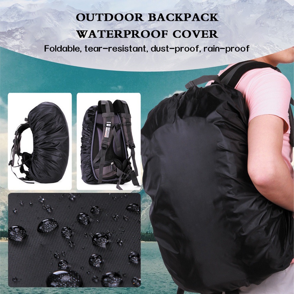 HOT Backpack Rain Waterproof Cover Dustproof Lightweight Carry Pouch ...