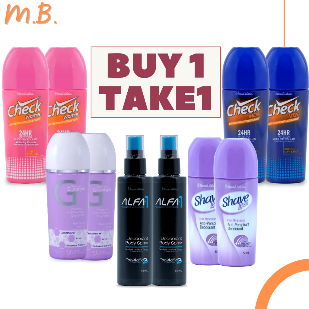 PERSONAL COLLECTION DEODORANT ANTI PERSPERANT BUY 1 TAKE 1 | Shopee ...