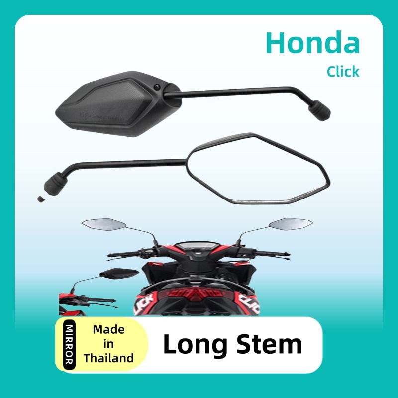Honda Click 125/150 Adjustable Side Mirror Long Stem 3245 | Shopee ...