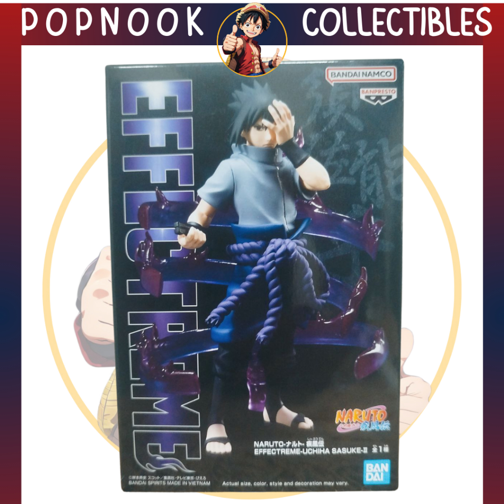 Banpresto Effectreme Naruto Shippuden Uchiha Sasuke Figure | MISB & BIB ...
