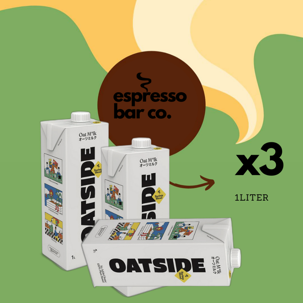 Oatside Barista Blend Oat Milk - 1L X 3 Pack - Creamy Dairy-Free Coffee ...