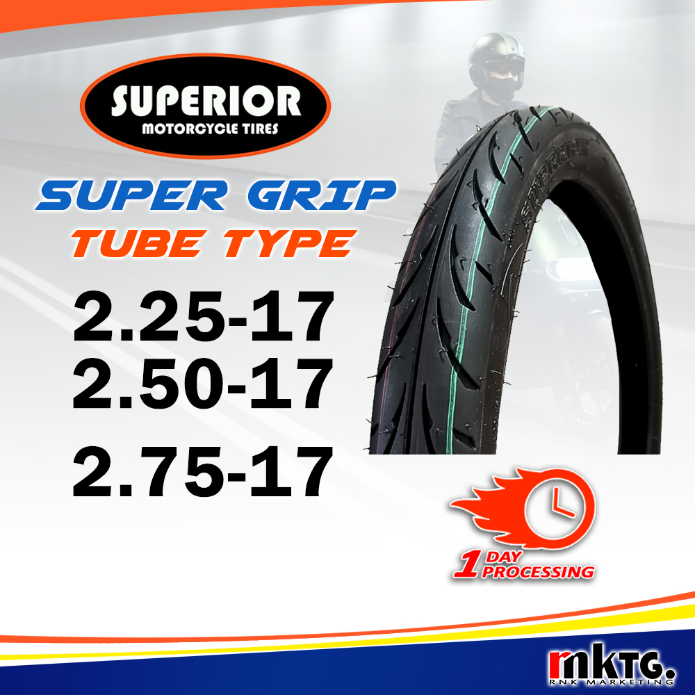 SUPERIOR Tires Super Grip -17'Tube Type | Shopee Philippines