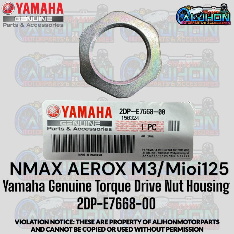 Yamaha Torque Drive Clutch Nut Nmax Aerox M3 2DP-E7668-00 (YGP ...