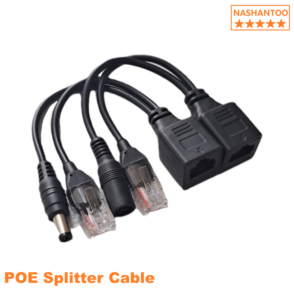 1/2/4 Pairs of POE Splitter/Power Over Ethernet Passive PoE Adapter ...