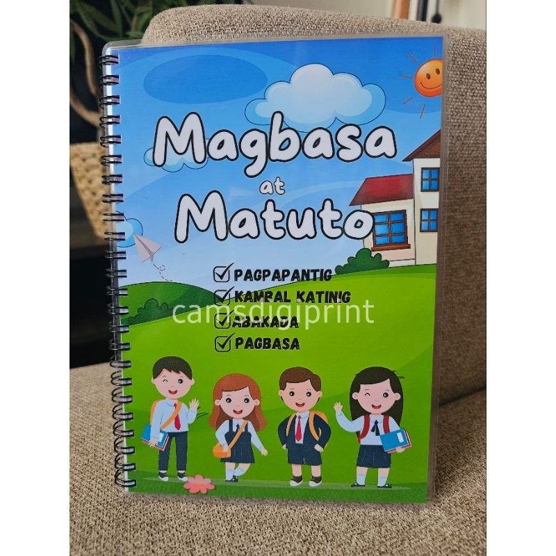Magbasa at Matuto | Laminated Back and Front Cover | A5 | Abakada | 85 ...
