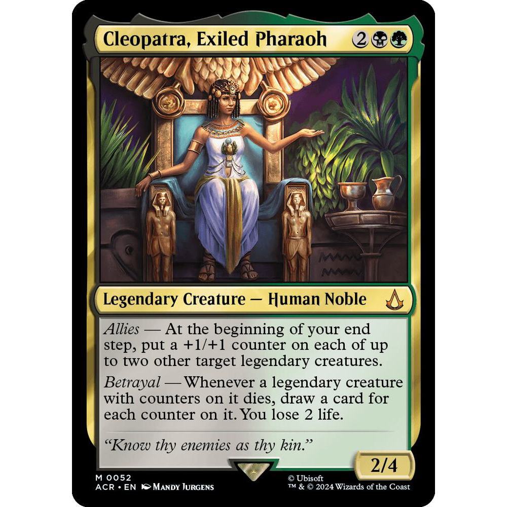 Cleopatra, Exiled Pharaoh - Universes Beyond: Assassin's Creed (ACR ...