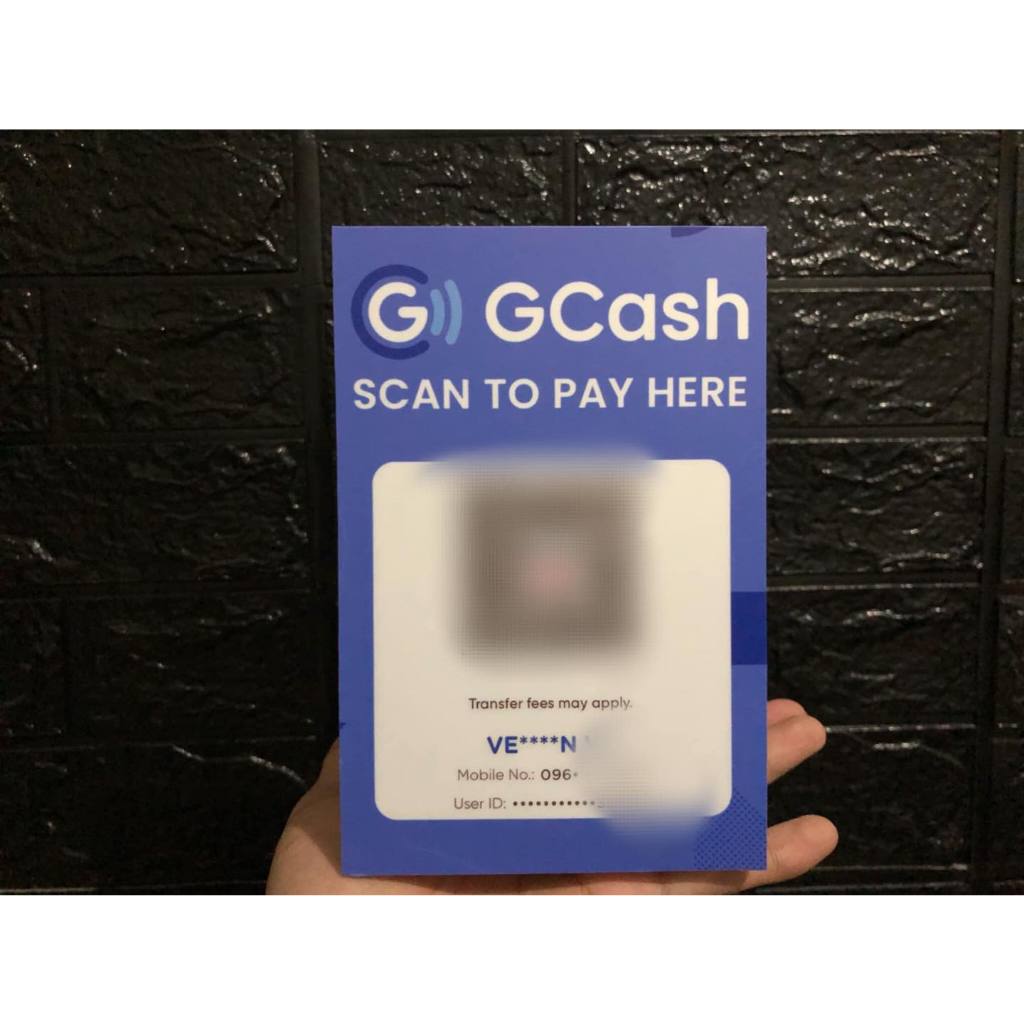Gcash Standee on Sintra Board with Back Stand/Flat Type - Scan to Pay ...