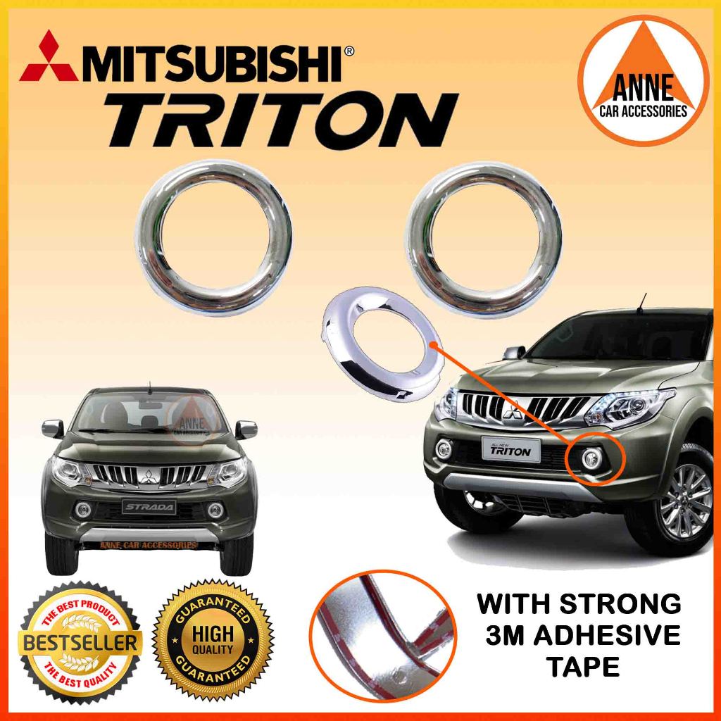 Mitsubishi Strada 2015 - 2018 / 2019 - 2023 Model Black / Chrome Car ...