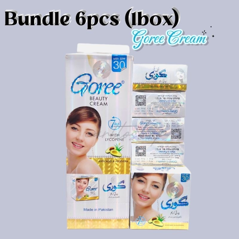 ORIGINAL GOREE CREAM 6PCS (1BOX ONLY) | Shopee Philippines
