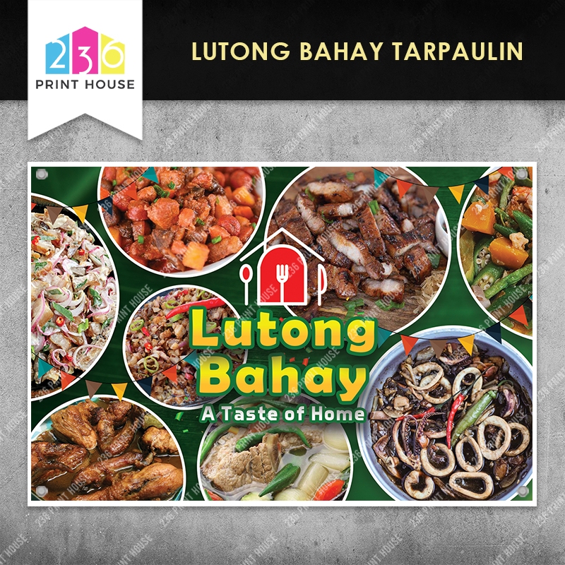 Lutong Bahay Ulam Tarpaulin Banner Signage • FREE Eyelets • Carinderia ...