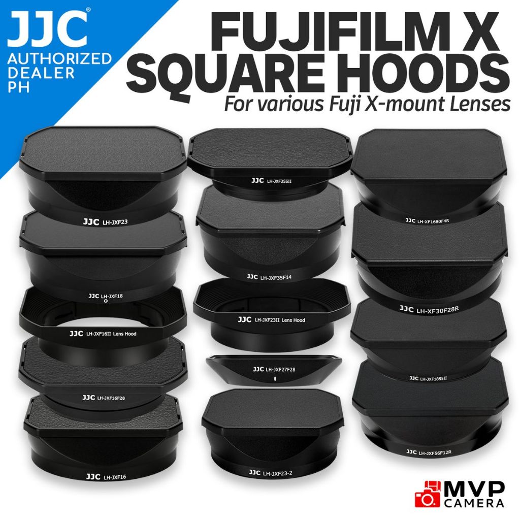 JJC Square Hood Squarehood for Fuji Fujifilm Xmount Lenses 16mm 18mm ...