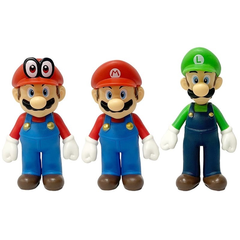 super mario bros. mario and luigi vinyl 22cm to 26cm | Shopee Philippines