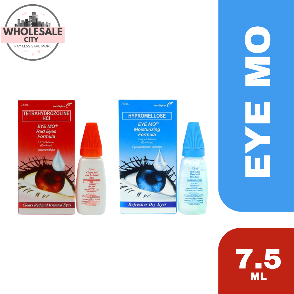 EYE MO EYE DROP 7.5ML I Moisturizing 7.5ml I Red Eyes 7.5ml | Shopee ...