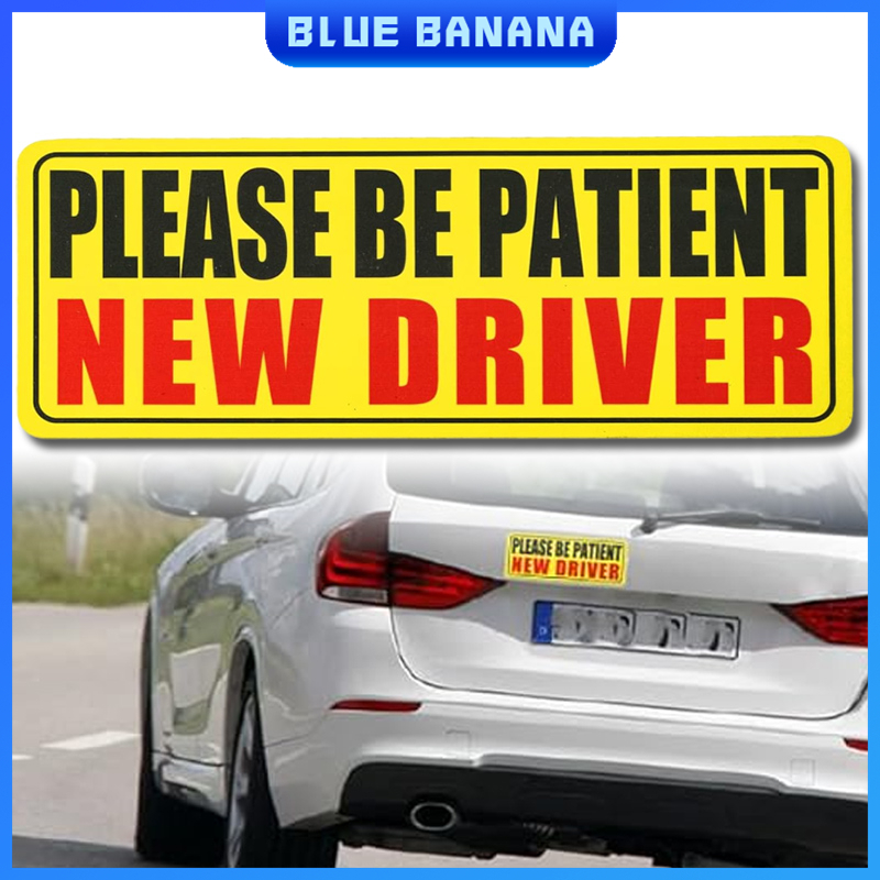 Student Driver Magnetic Sticker Reflective New Driver Decal Magnets ...