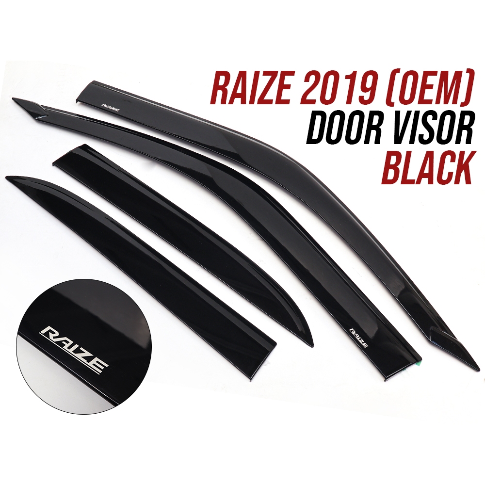 Toyota Raize 2022 Door visor OEM 4PC | Shopee Philippines